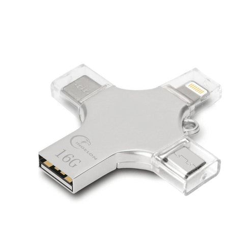 4 in 1 USB Drive for All Devices (iOS, Android, Windows, MAC, Linux ...